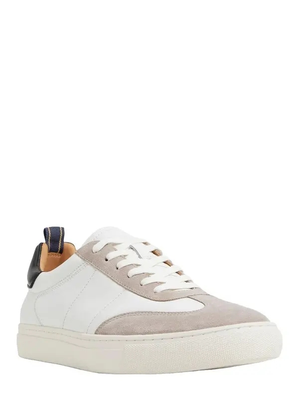 Brooks Brothers Emmerson Leather Sneakers - White