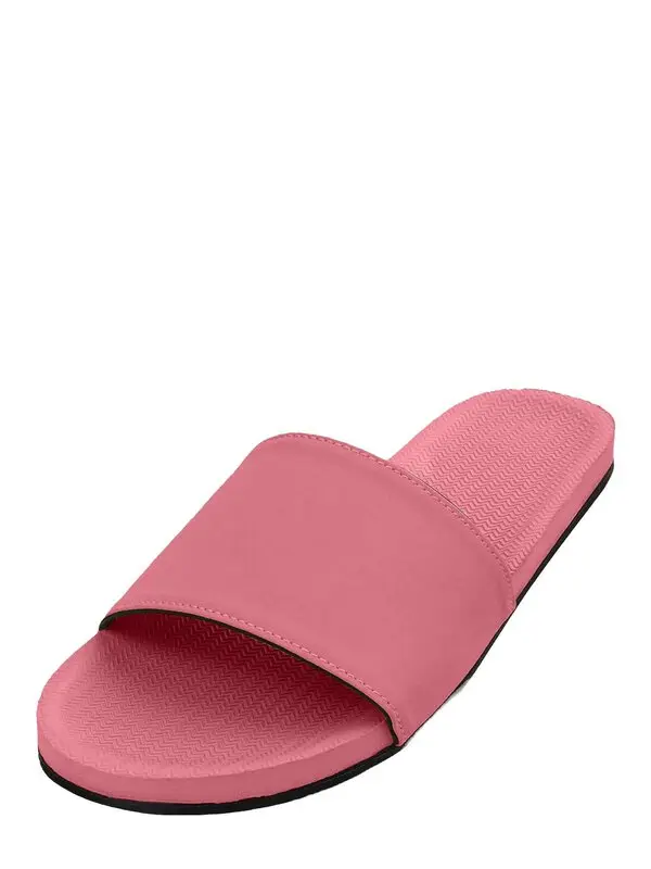 INDOSOLE Responsibly-made Tire Sole Slide Sandals - Guava