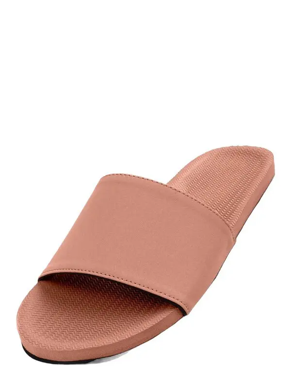 INDOSOLE Responsibly-made Tire Sole Slide Sandals - Rust
