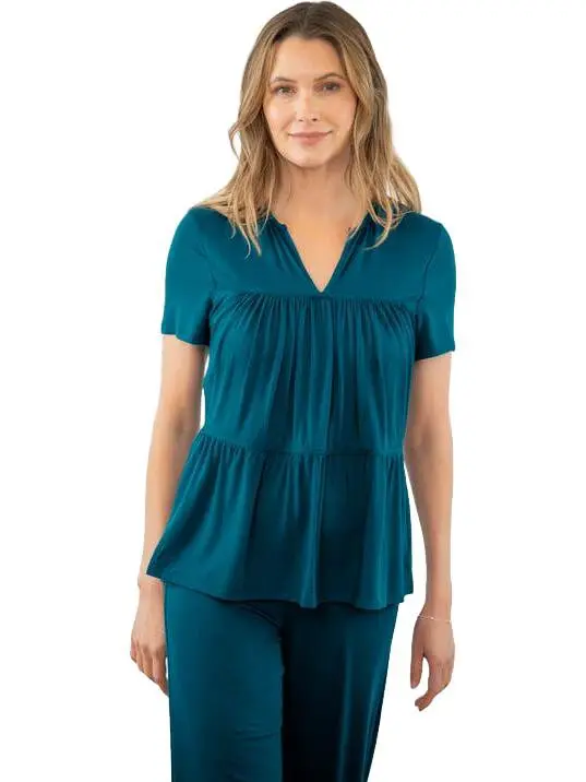 JJWINKS Tiered Shelf Tee - Deep Teal