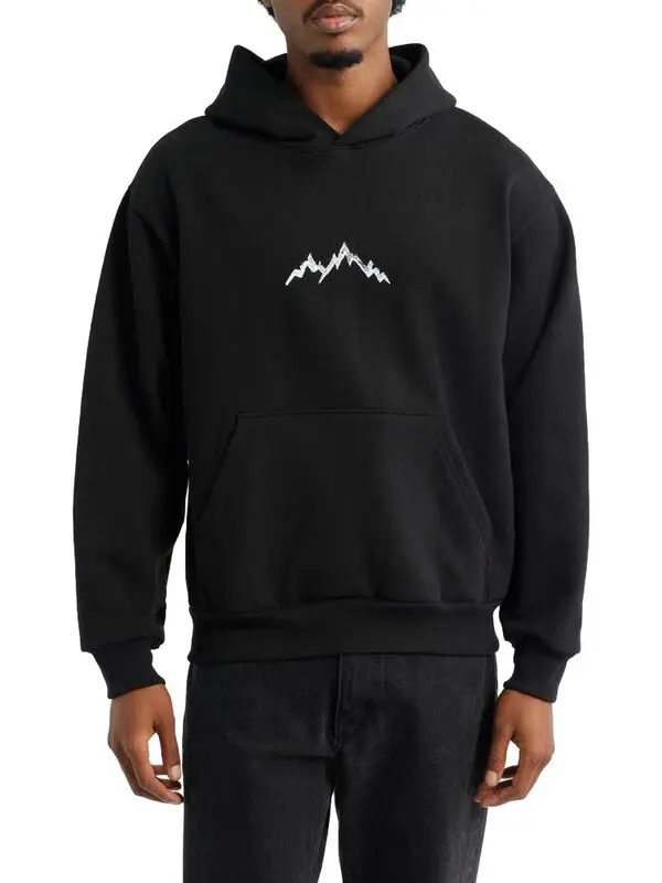 AFIELD OUT Woodmark Graphic Hoodie - Black