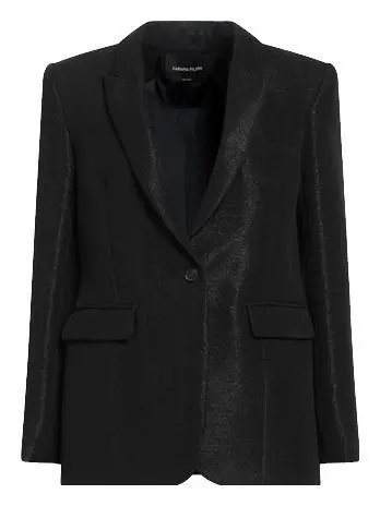 Fabiana Filippi Metallic Appliquéd Blazer - Black