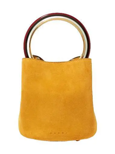 Marni Cowhide Bucket Bag - Yellow