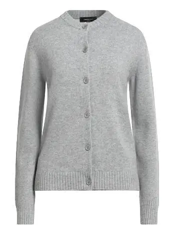 Fabiana Filippi Cardigan In Virgin Wool, Silk, And Cashmere - Grey