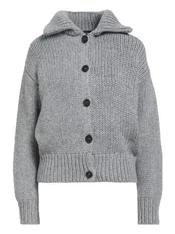 Fabiana Filippi Wool, Silk, And Cashmere Cardigan - Grey