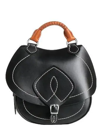 MAISON MARGIELA Saddle Bag In Leather - Black