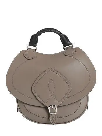 MAISON MARGIELA Saddle Bag In Leather - Grey