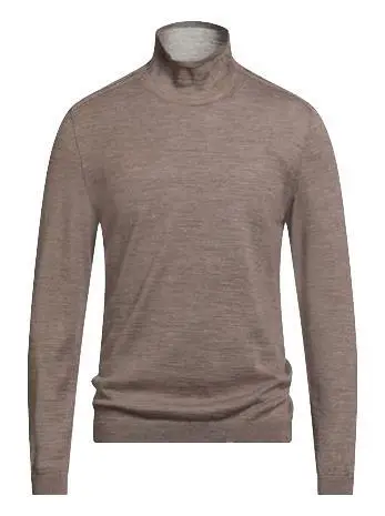 John Varvatos Turtleneck Knit Top - Beige