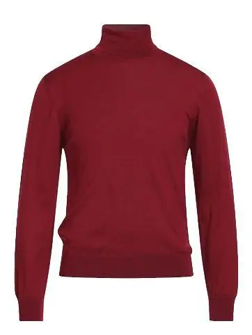 GIOFERRARI Turtleneck Merino Wool Top - Red