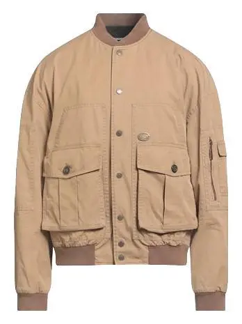 Dsquared2 Camel Cotton Bomber Jacket - Beige