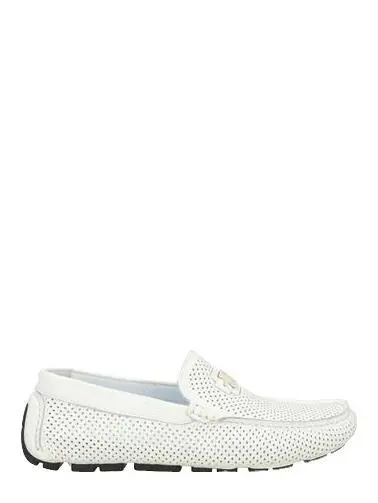 BALDININI Leather Loafers - White