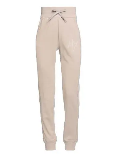 Armani Exchange Track Pants In Cotton Blend - Beige