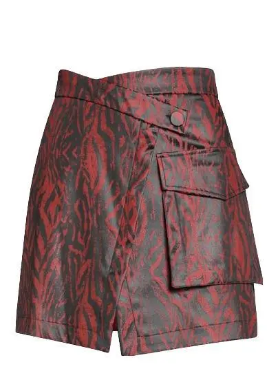 Just Cavalli Mini Flared Skirt - Red