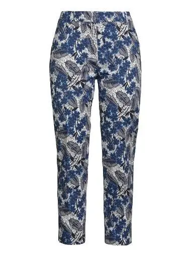 Max Mara Tapered Floral-print Pants - Blue