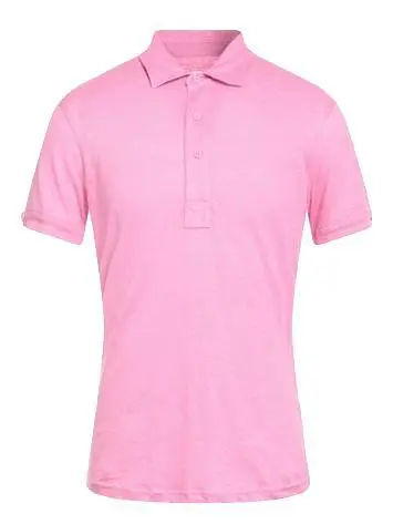 Orlebar Brown Polo Shirt Fuchsia Size Linen - Pink