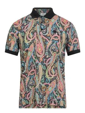 Etro Polo Shirt Size Cotton - Black