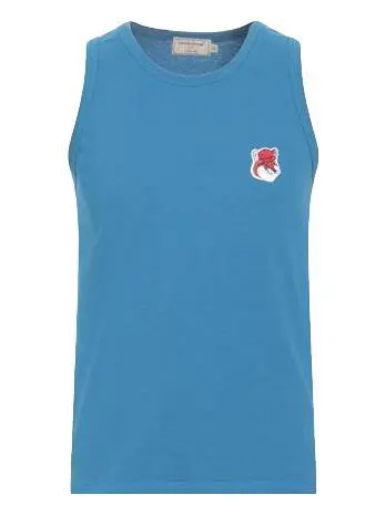 Maison Kitsuné Tank Top Light Size Cotton - Blue