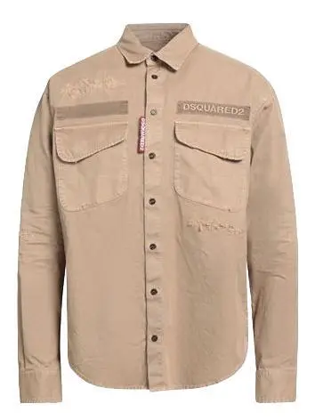 Dsquared2 Shirt Sand Size Cotton - Beige