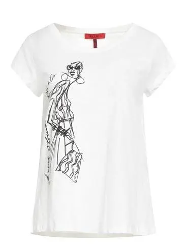 MAX & CO. X DURO OLOWU Printed Jersey T-shirt - White