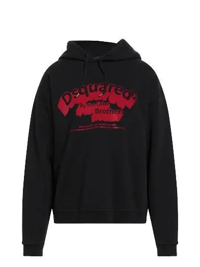 Dsquared2 Cotton Military Sweatshirt - Black