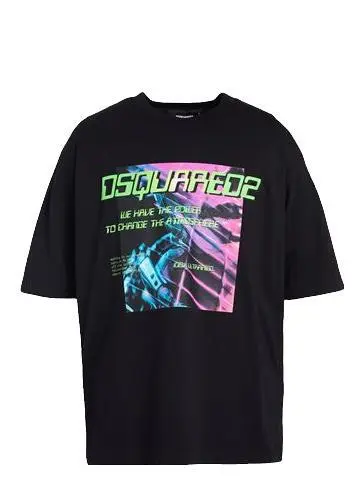 Dsquared2 T-shirt Size Cotton - Black