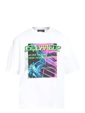 Dsquared2 T-shirt Size Cotton - White