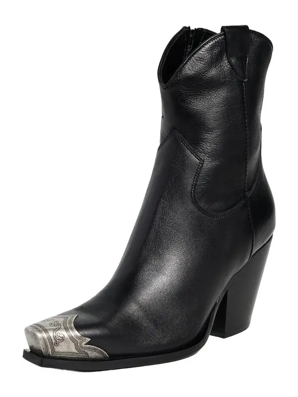 Free People Brayden Western Boots - Black