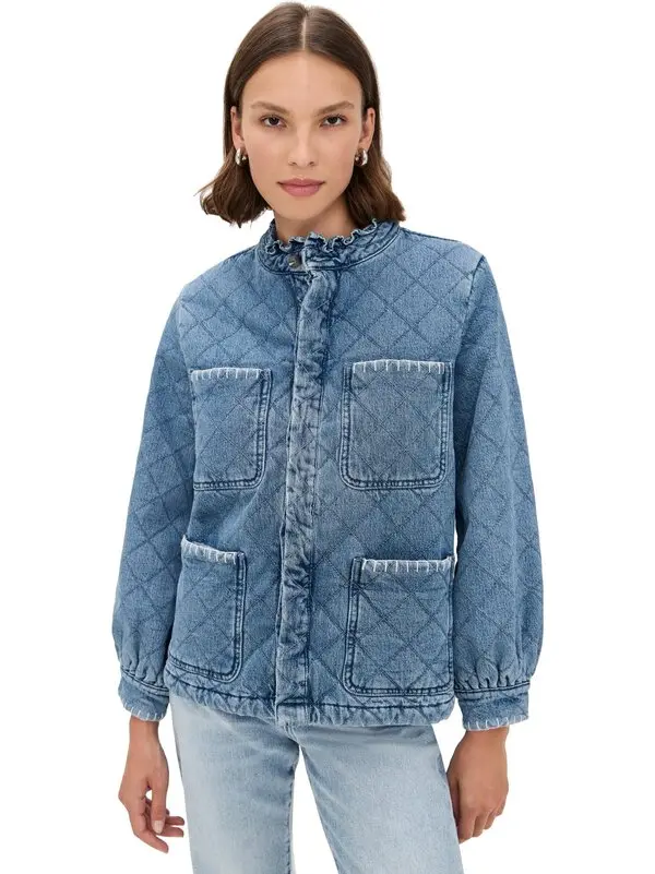 SEVENTY + MOCHI Quilted Denim Jacket - Rodeo