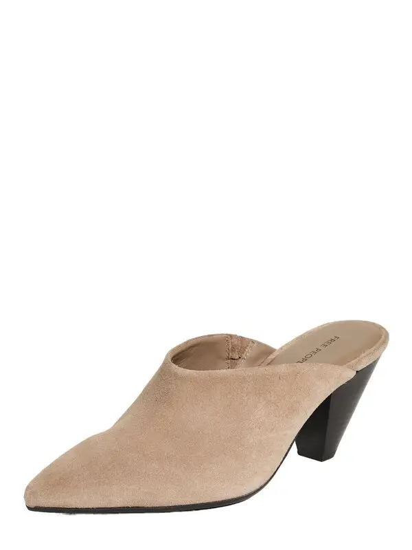 Free People Stellar Mules - Faded Saddle Suede