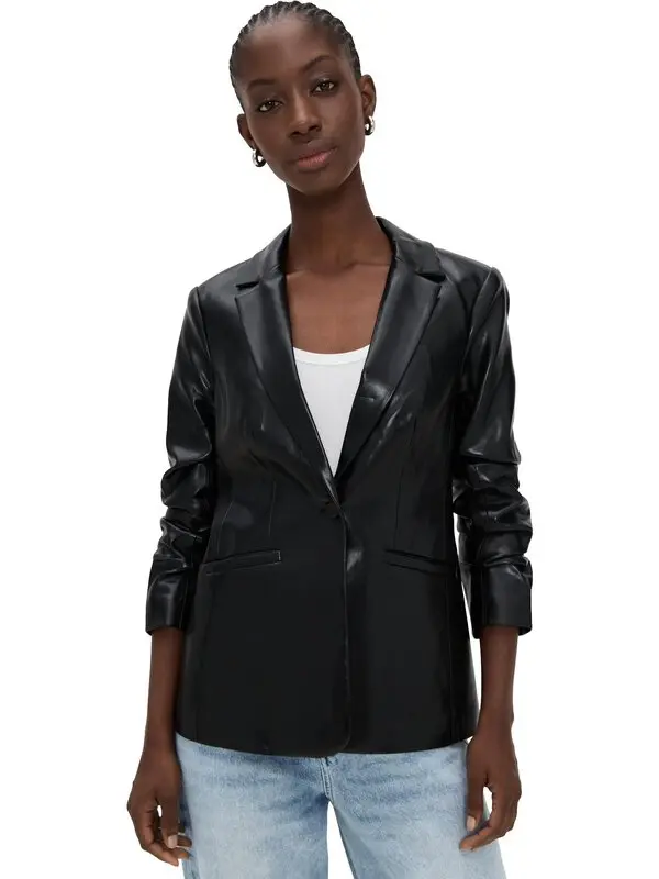 Cinq À Sept Kylie Vegan Leather Jacket - Black