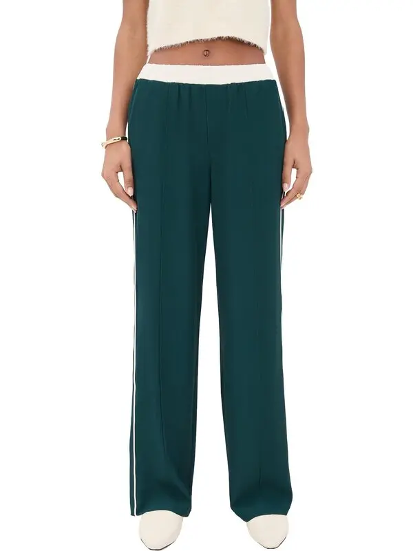 MADISON THE LABEL Deyna Pants - Forest