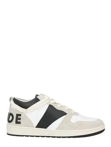 Rhude Leather Sneakers - White