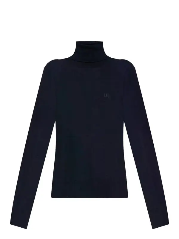 Dsquared2 Logo-detail Turtleneck Sweater - Blue