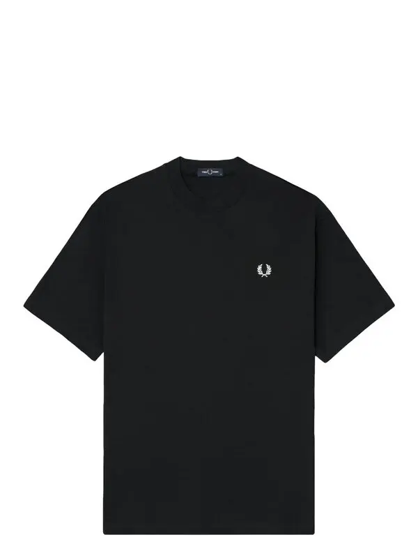 Fred Perry Small-logo Cotton T-shirt - Black