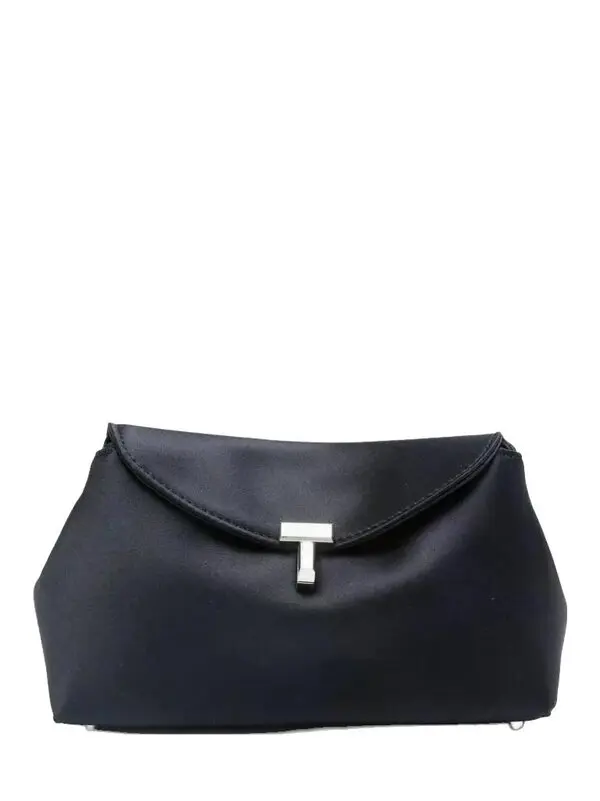 TOTEME Satin T-lock Clutch - Blue