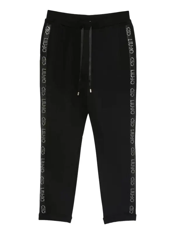 Liu Jo Logo-detail Drawstring Track Pants - Black
