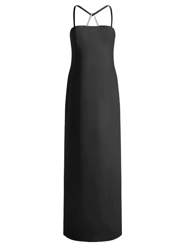 16Arlington Ilian Crêpe Gown - Black