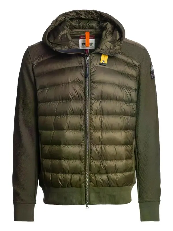 PARAJUMPERS Logo-patch Hooded Jacket - Green