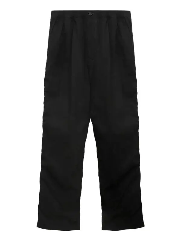 UNDERCOVERISM Elastic-waist Straight-leg Trousers - Black