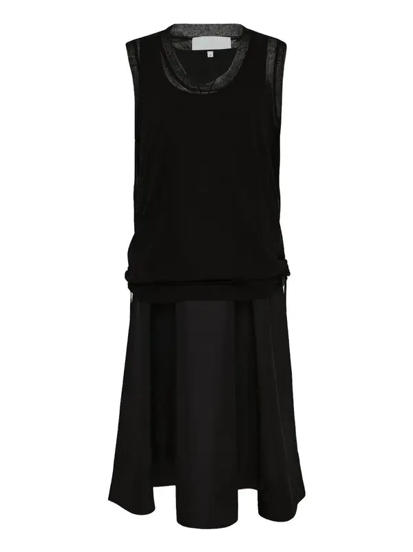 3.1 Phillip Lim Layered Sleeveless Dress - Black