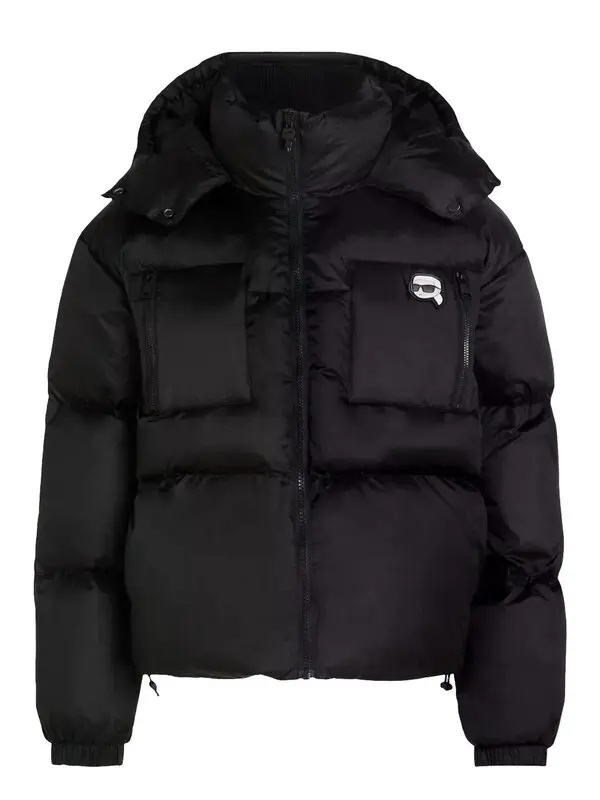 Karl Lagerfeld Ikon Puffer Jacket - Black