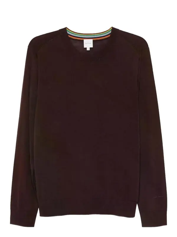 Paul Smith Round-neck Wool Sweater - Red