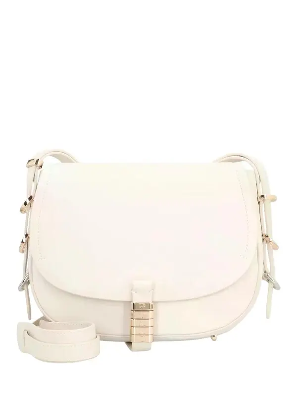 Pinko Clasp-fastening Half-moon Bag - White