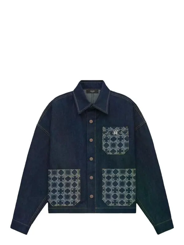 Amiri Ma Quad Denim Jacket - Blue