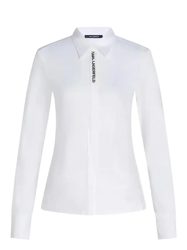 Karl Lagerfeld Logo-print Shirt - White