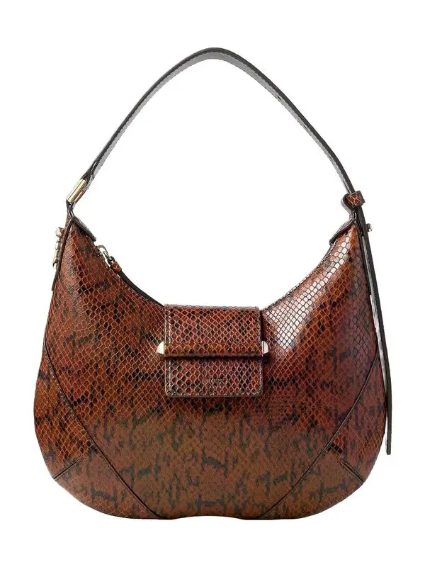 JIMMY CHOO Small Bar Shoulder Bag - Brown