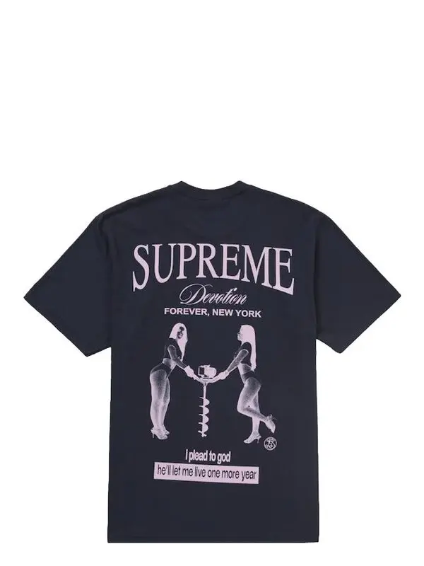 Supreme Devotion Tee Shirt - Navy Blue