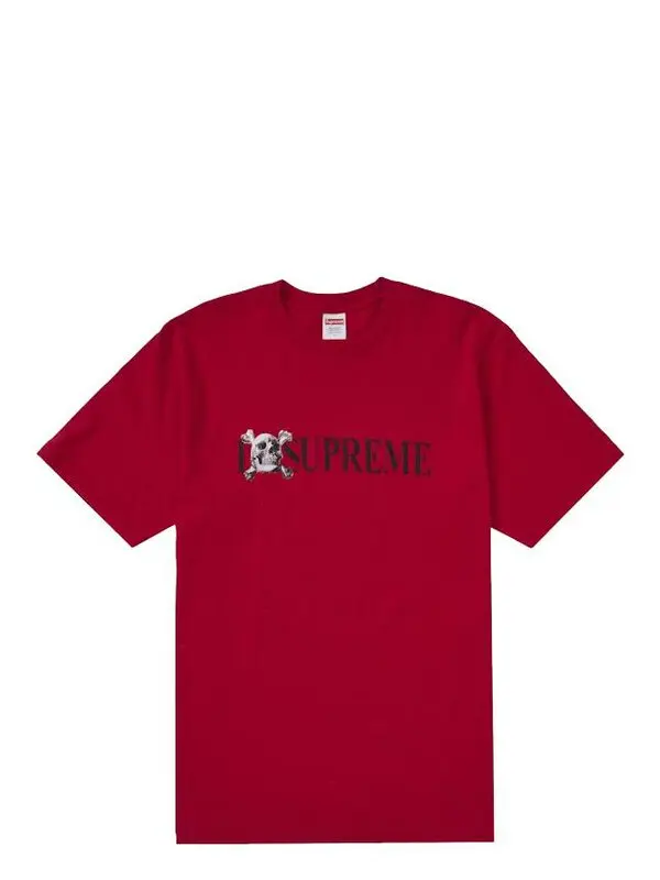 Supreme Skull Tee Shirt - Red