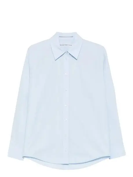 Alexander Wang Necklace Button-down Shirt - Oxford Blue