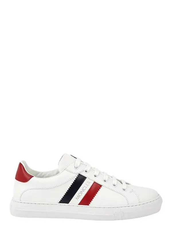 Moncler Ariel Low-top Sneaker - White/navy Blue/red